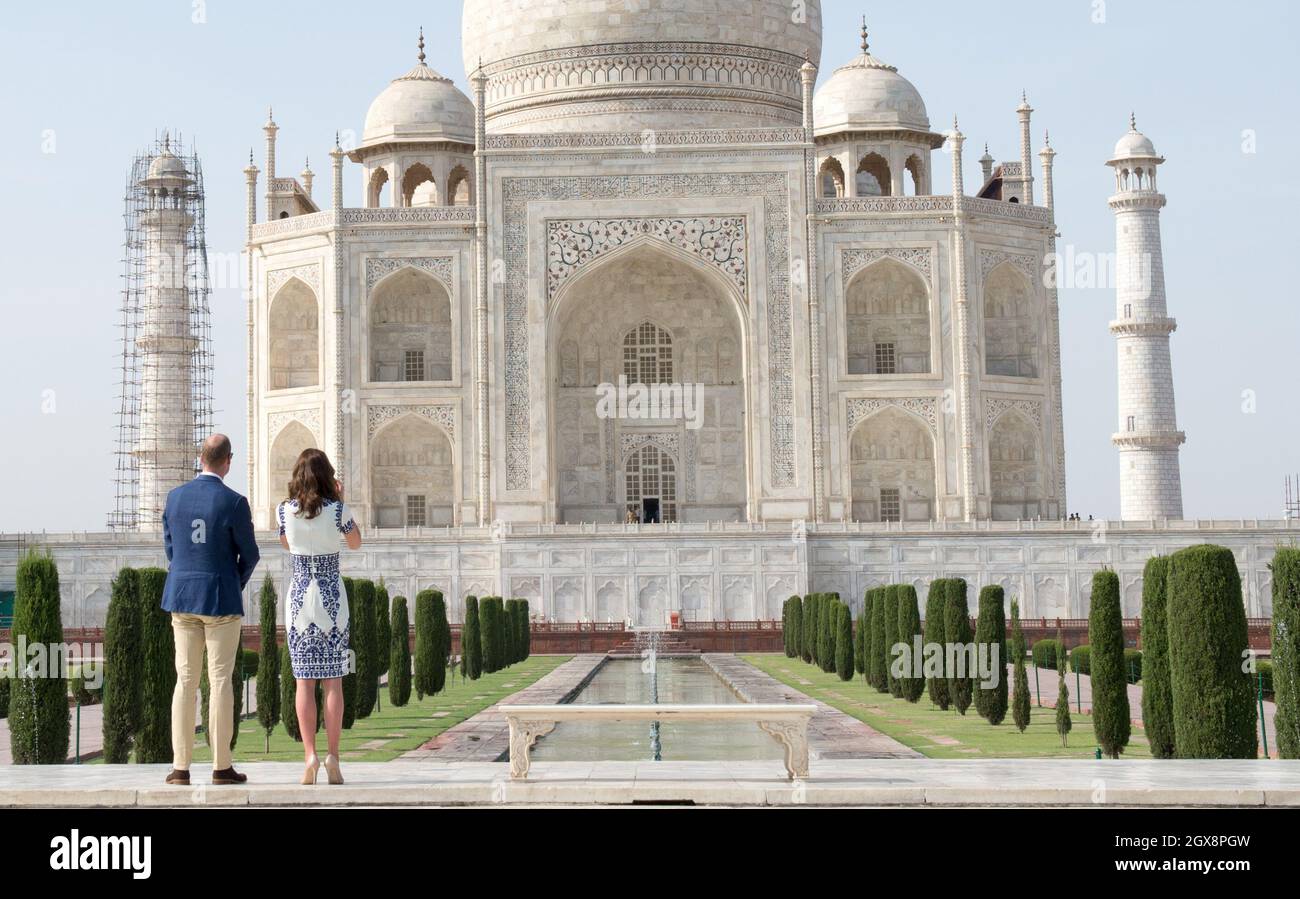 Princess catherine kate middleton royal india hi-res stock photography ...
