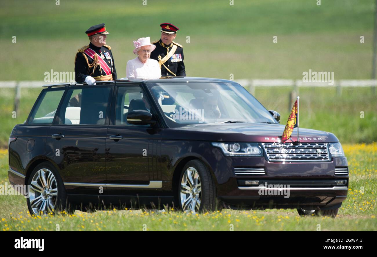 Queen Elizabeth II, Captain-General of The Royal Artillery, overseas a ...