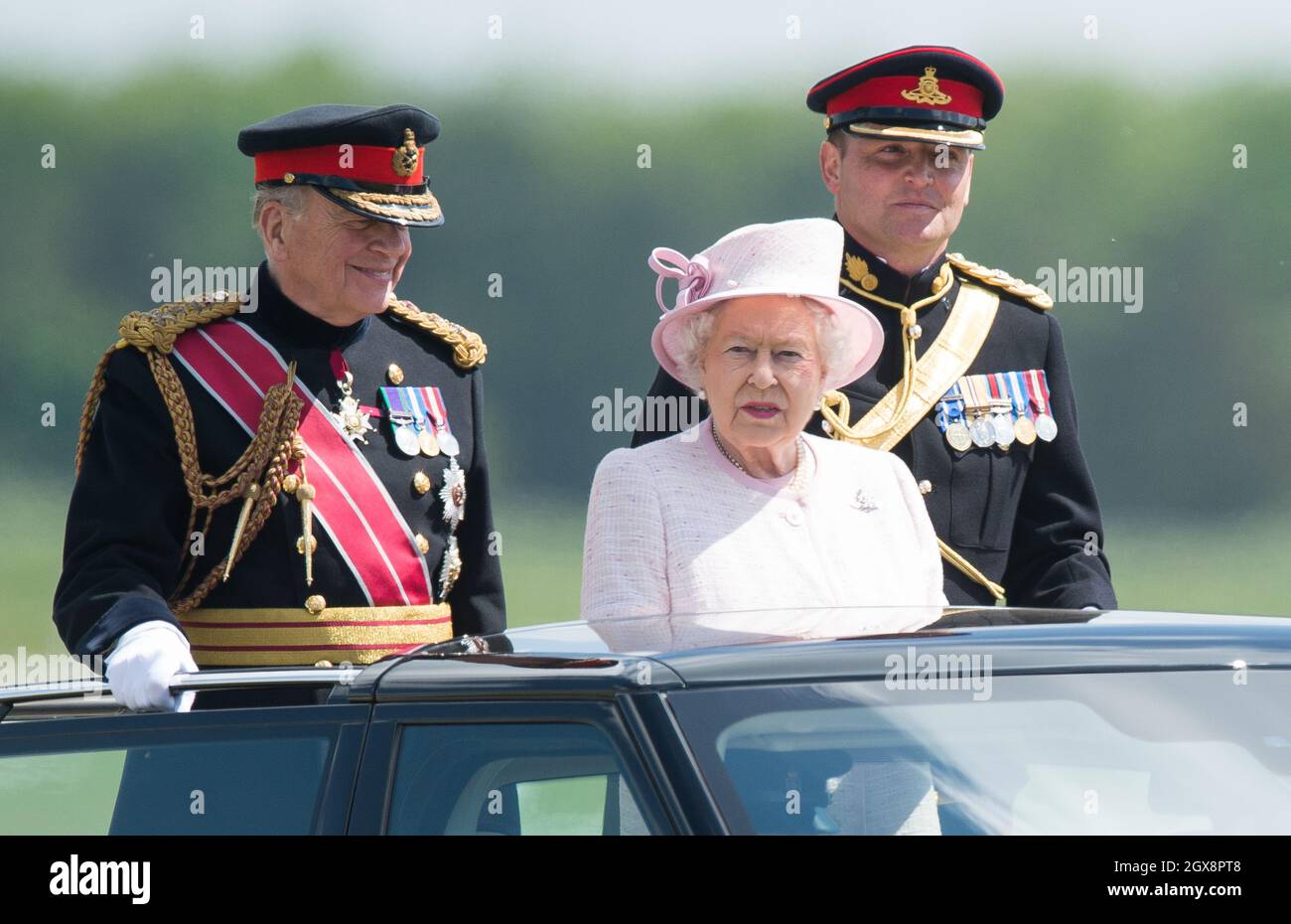 Queen Elizabeth II, Captain-General of The Royal Artillery, overseas a ...