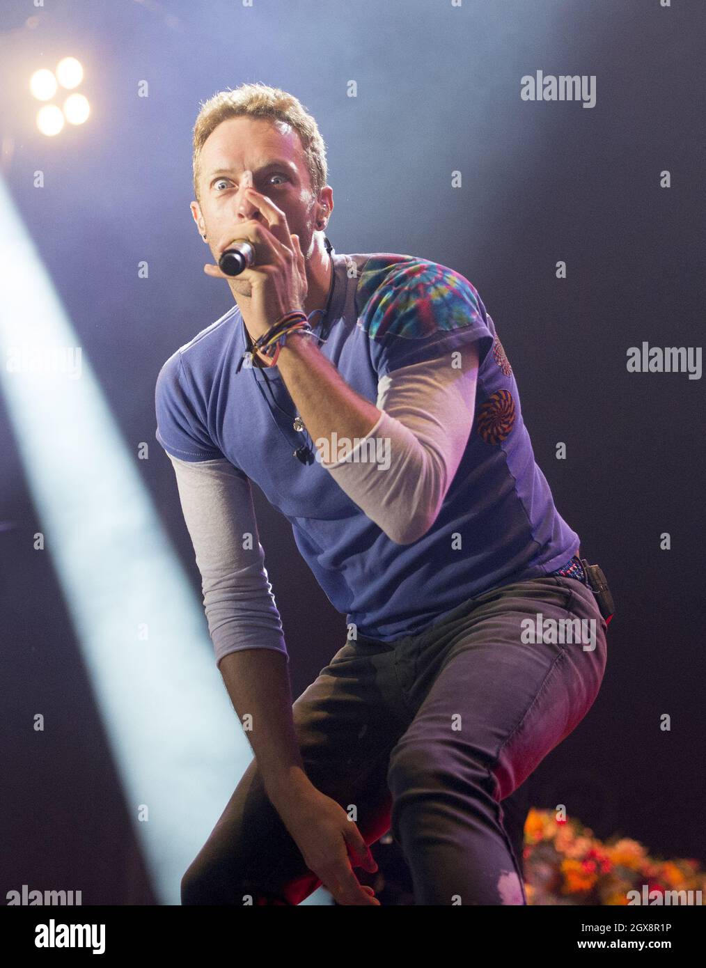 Chris Martin of Coldplay performs during a Sentebale Charity Concert ...