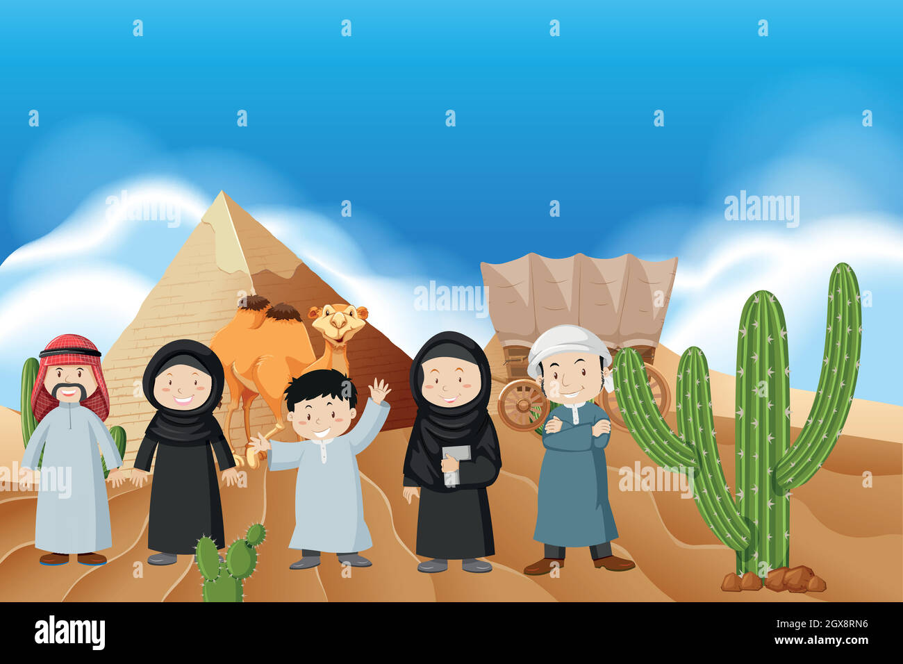Arabic People Clipart