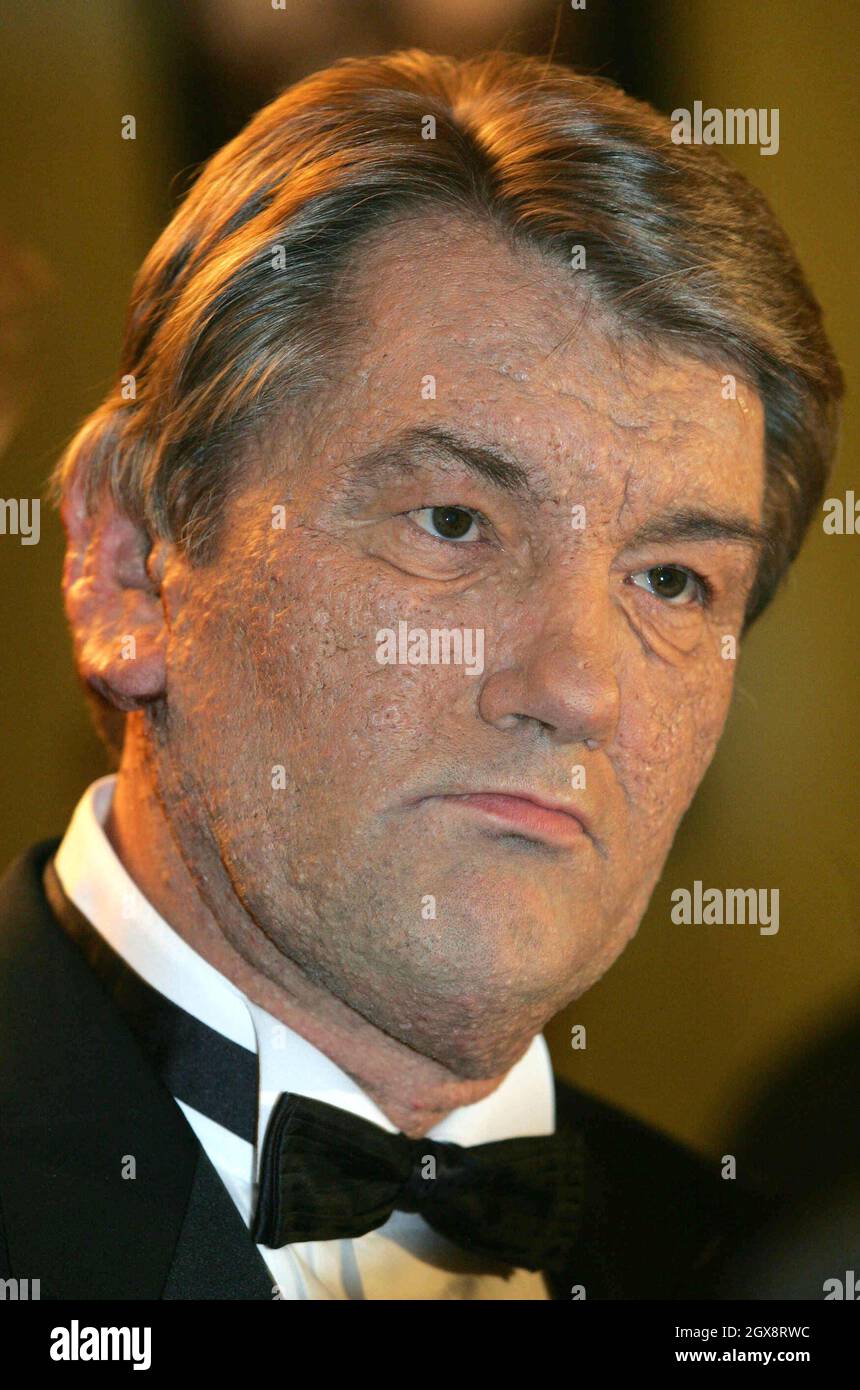 Victor Yushchenko receives the Chatham House Award at Mansion House ...
