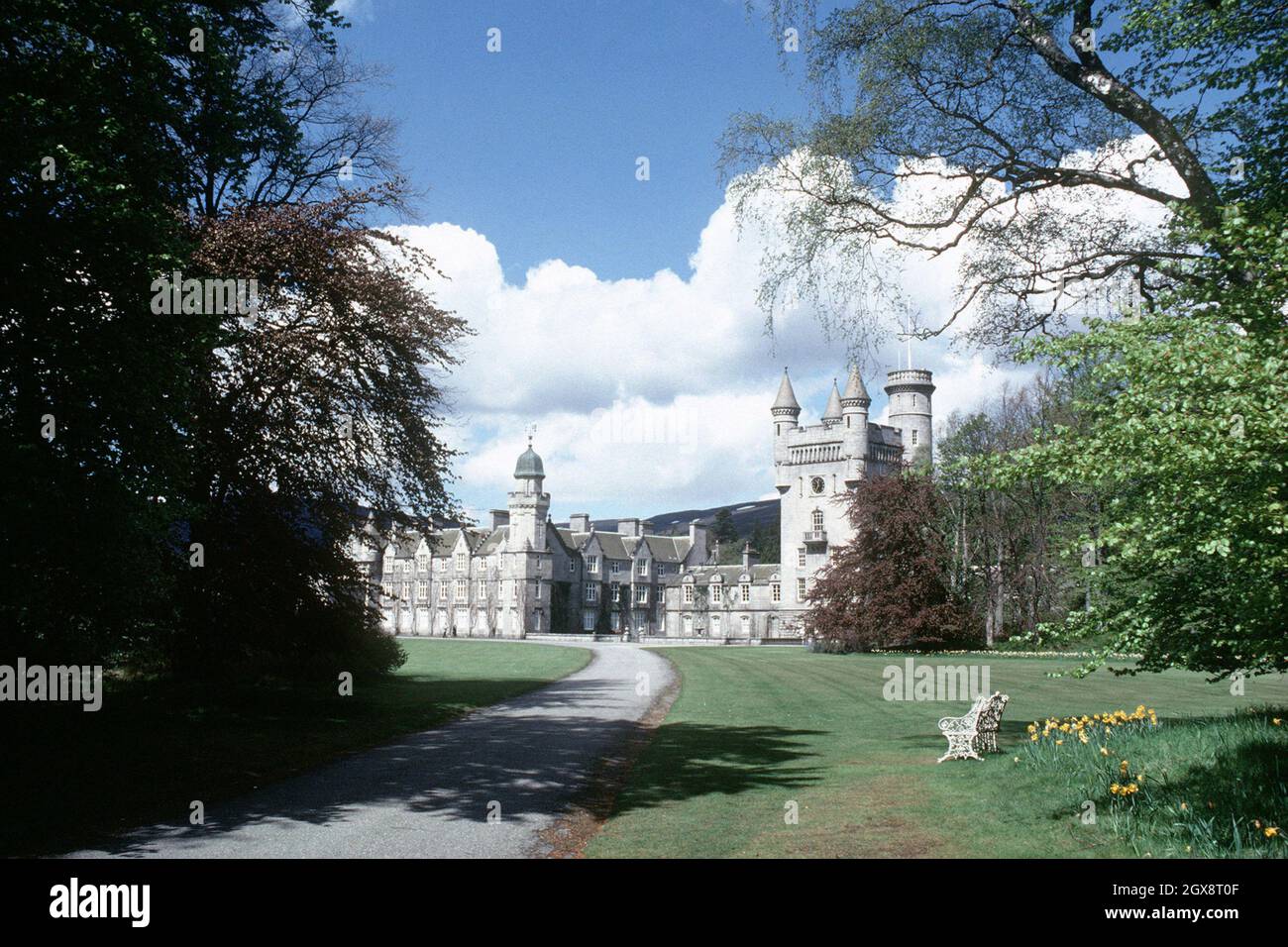 Balmoral Castle in Scotland, one of the Royal residences where the ...