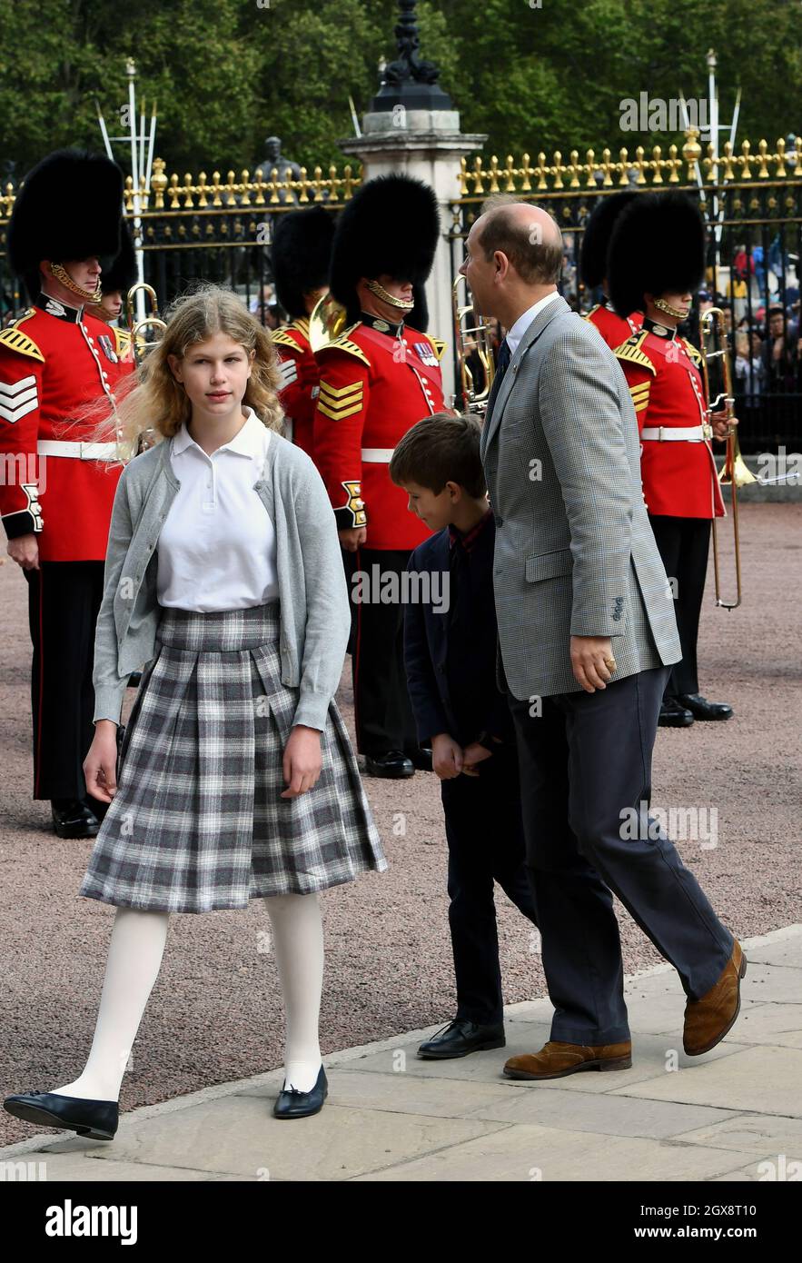 Prince Edward, Earl of Wessex, Lady Louise Windsor and James, Viscount ...