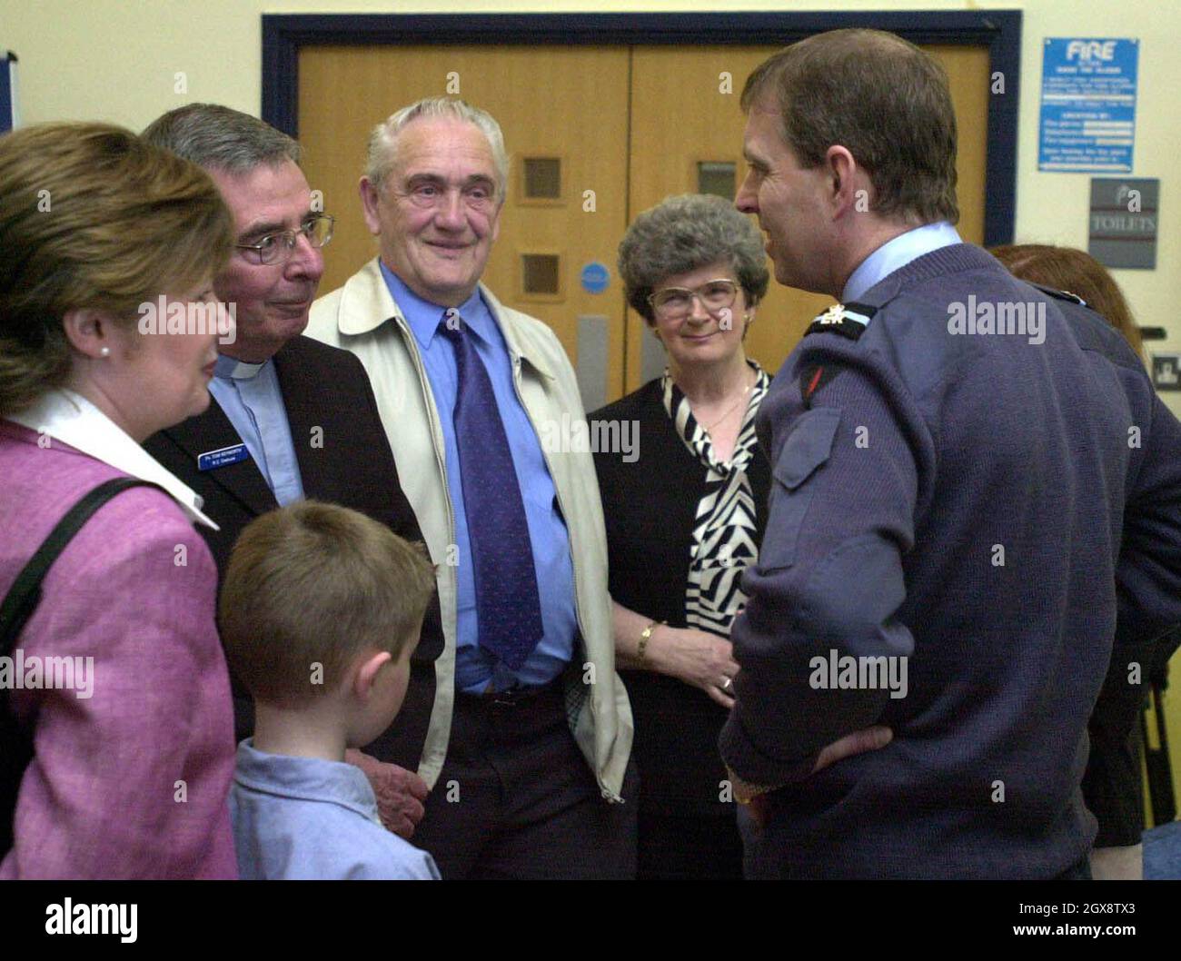 Honorary Air Commodore at RAF Lossiemouth Prince Andrew meets families ...