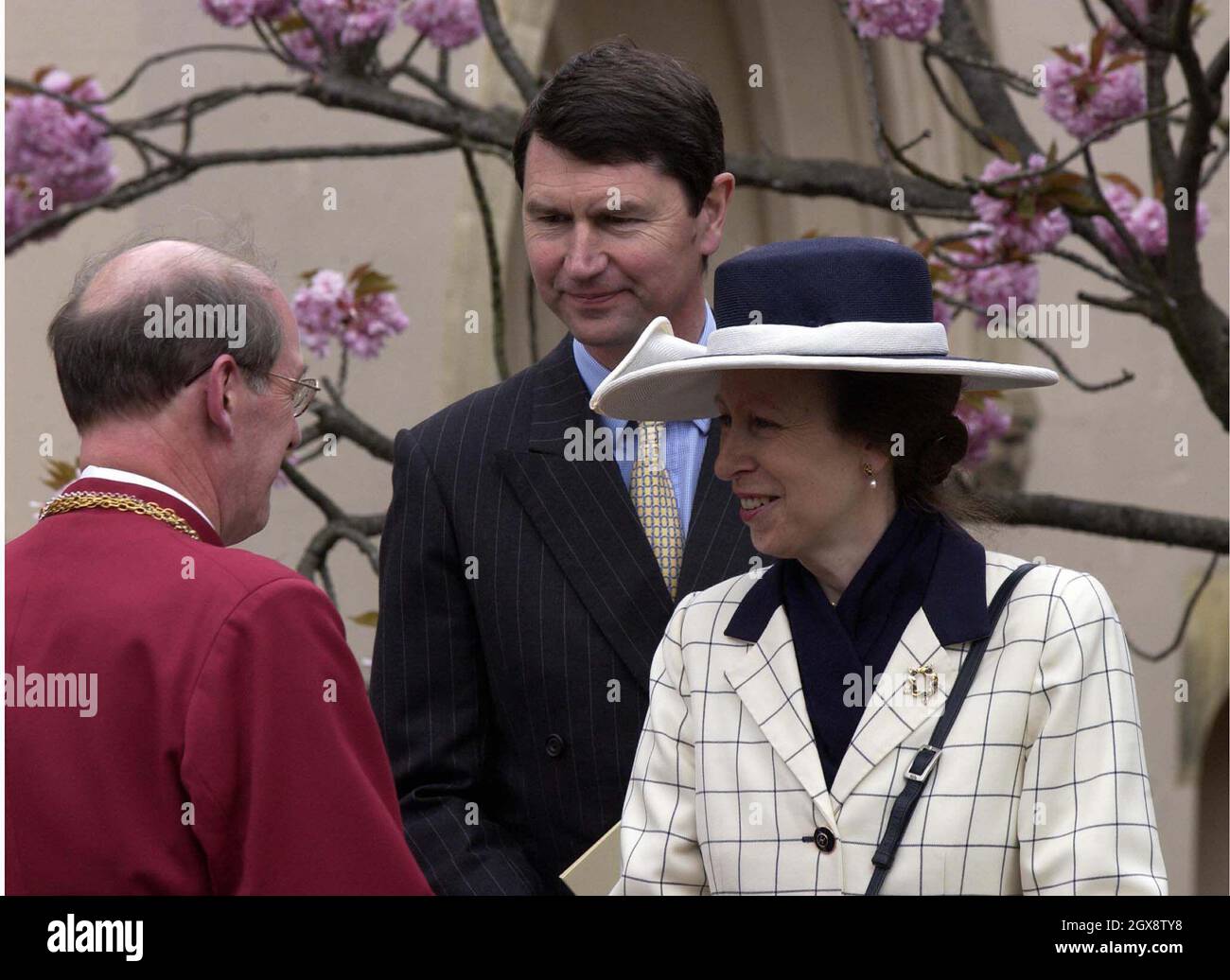 The Princess Royal and her husband, Commodore Tim Laurence, arrive in ...