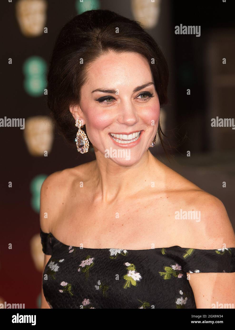 Princess catherine kate middleton headshot head shot hi-res stock ...