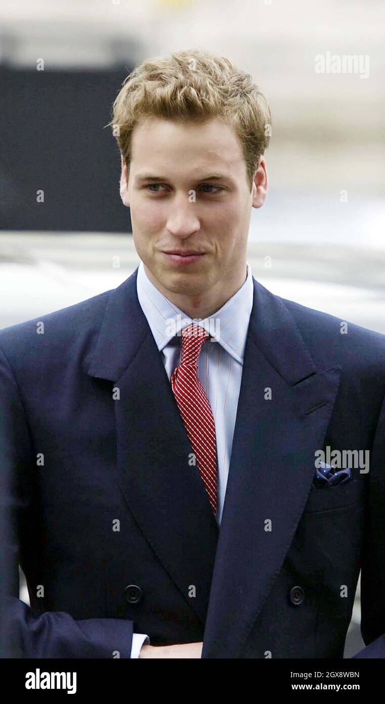Prince William outside Westminster Abbey during the celebrations to ...