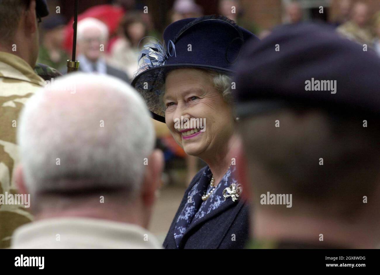 The Queen plays a visit to Welsh soldiers at their regimental ...