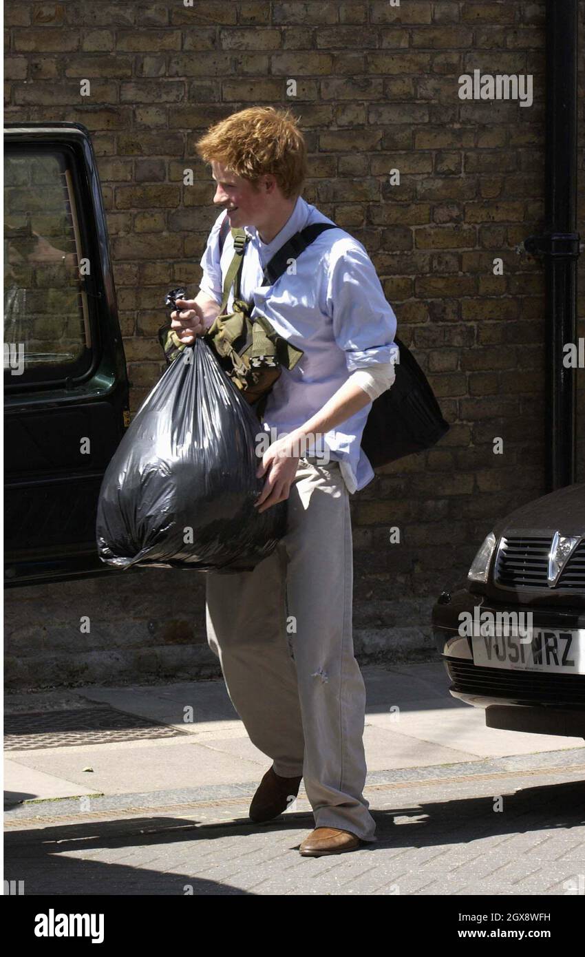 Prince Harry leaves Eton after finishing his A-Levels. Â©Anwar Hussein ...