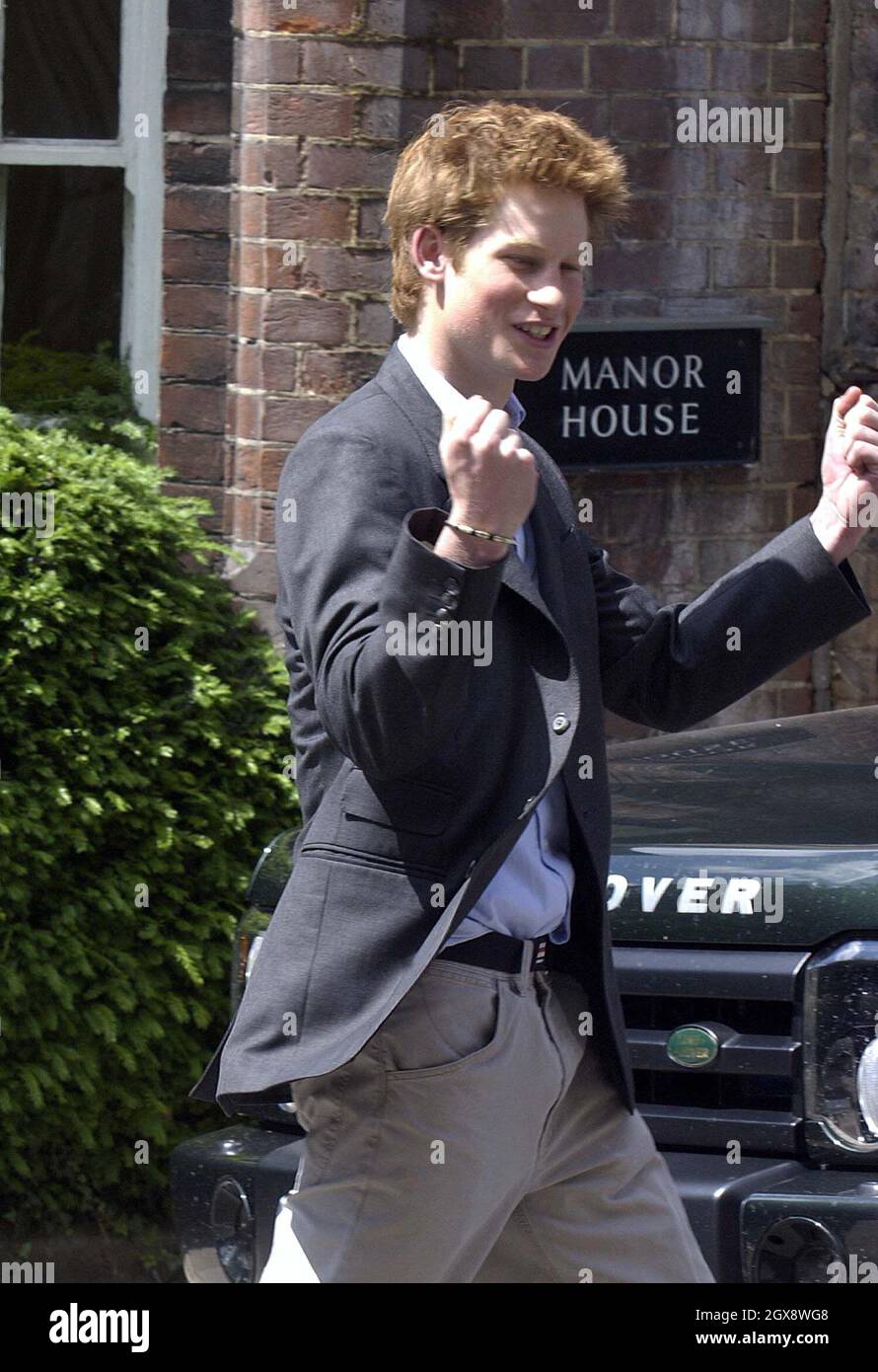 Prince Harry finishes his schooldays at Eton College. Â©Anwar Hussein ...