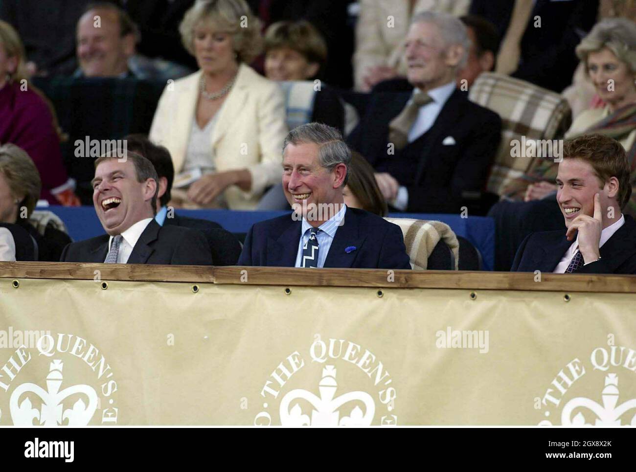 The Duke of York, the Prince of Wales and Prince William along with ...