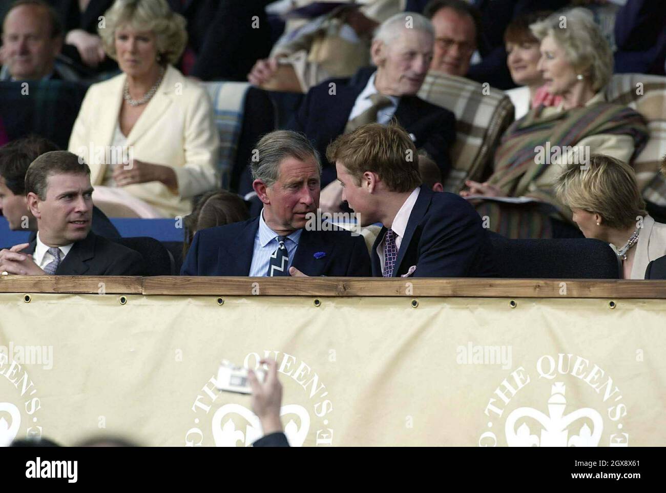 The Duke of York, the Prince of Wales, Prince William, the Countess of ...