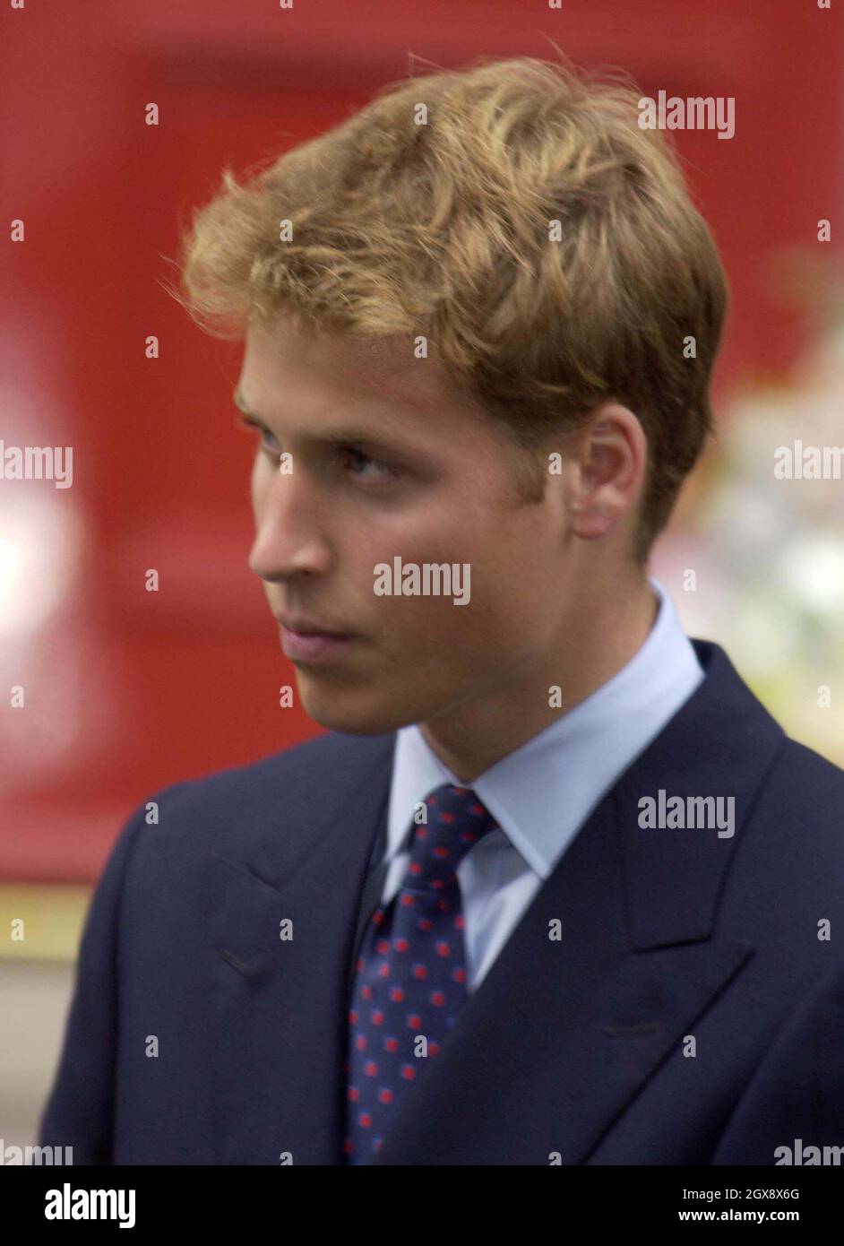 Prince William in Scotland in 2001. Photo. Anwar Hussein Stock Photo ...