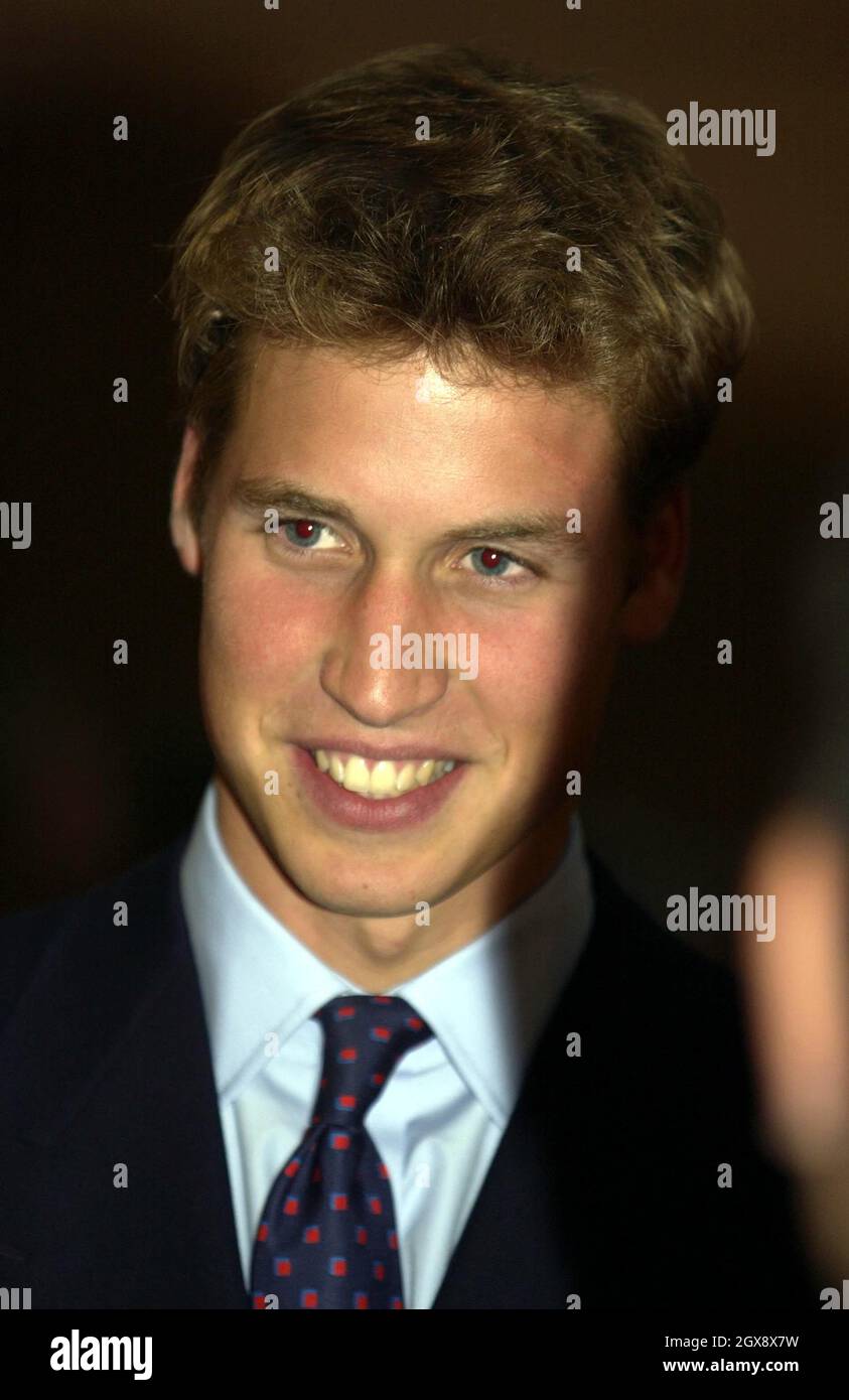Prince William smiling during a trip to Scotland in 2001. Photo. Anwar ...