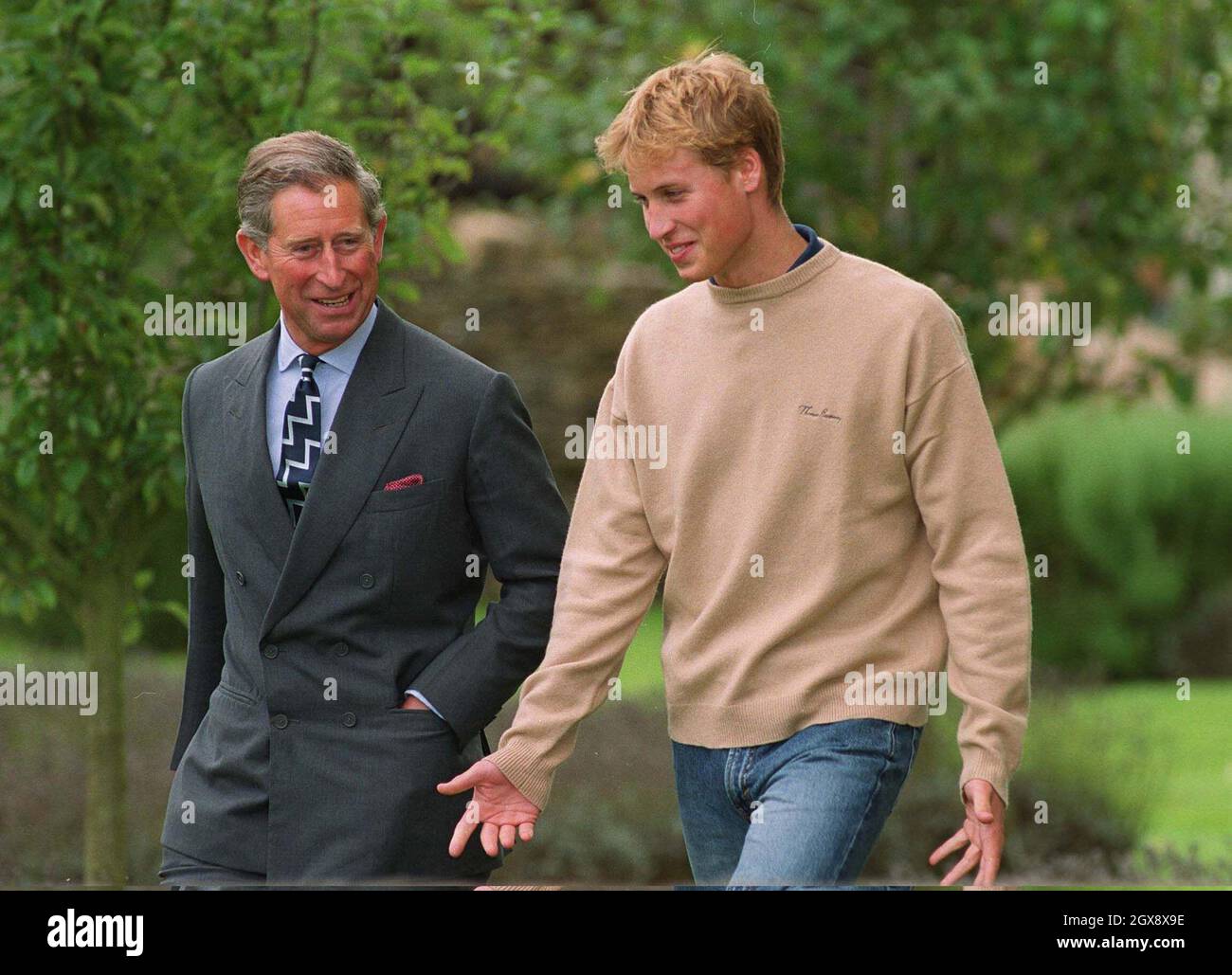 Prince William and the Prince of Wales at Highgrove on September 29th ...