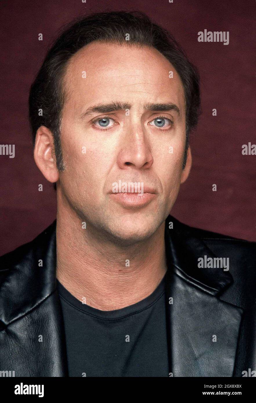 NICOLAS CAGE poses for a studio shot Stock Photo - Alamy