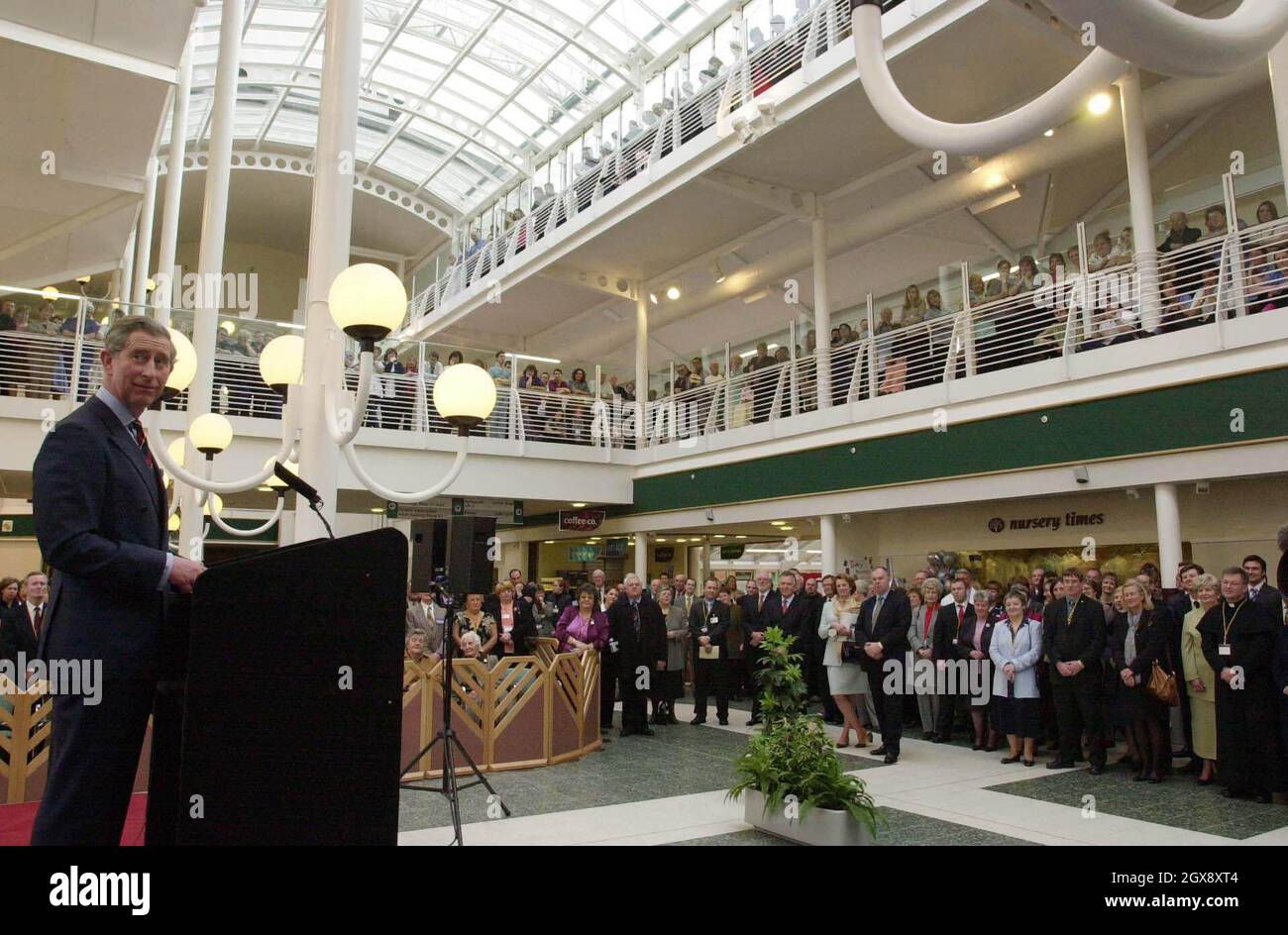 Prince Charles opens the Neath Port Talbot Hospital in Wales. Â©anwar ...