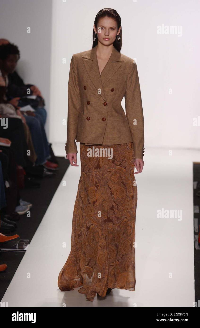 Models on the catwalk at the Ron Chere Skin 2004 Fashion Show in New ...