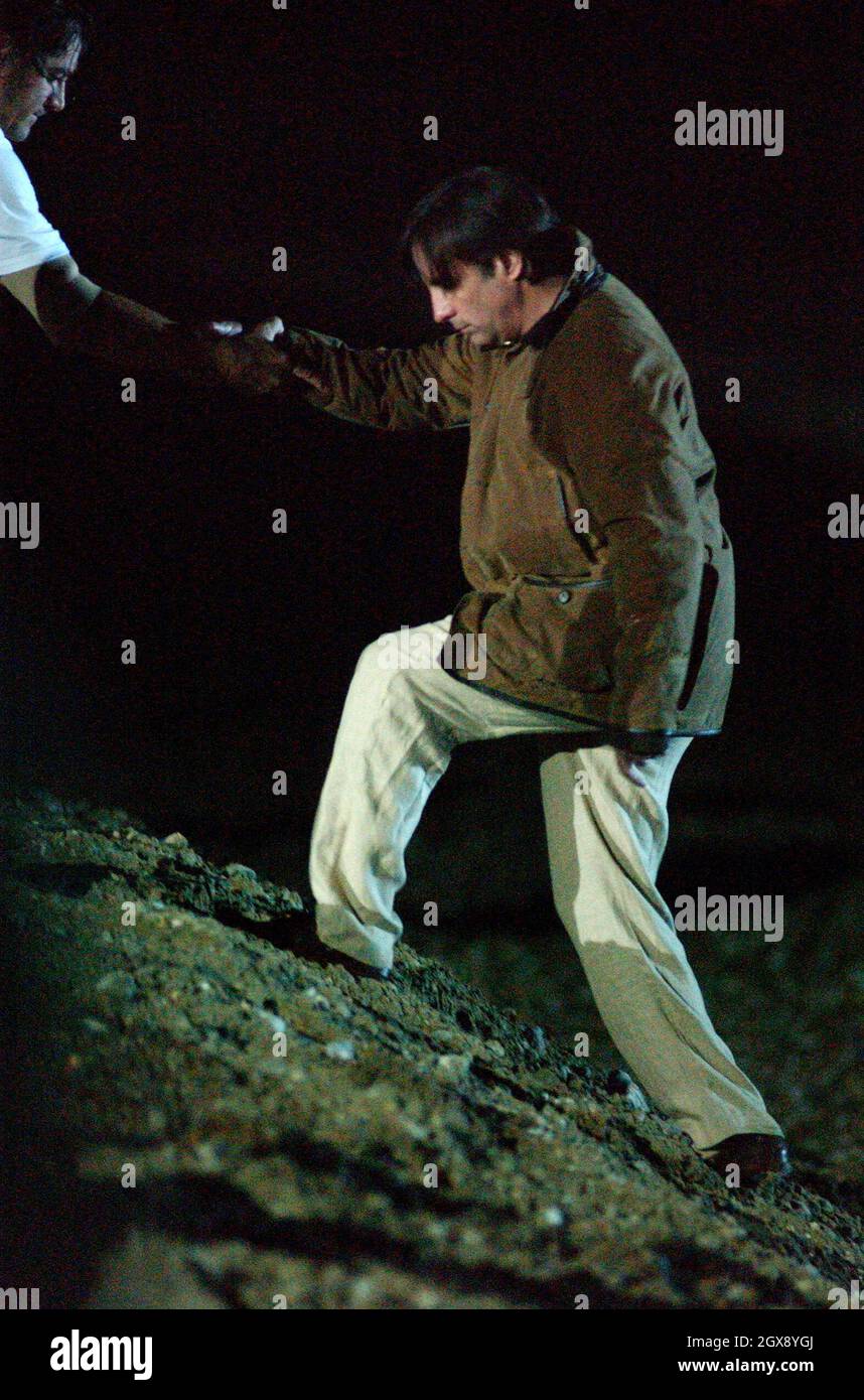 ANDY GARCIA FILMING LAZARUS CHILD Stock Photo - Alamy