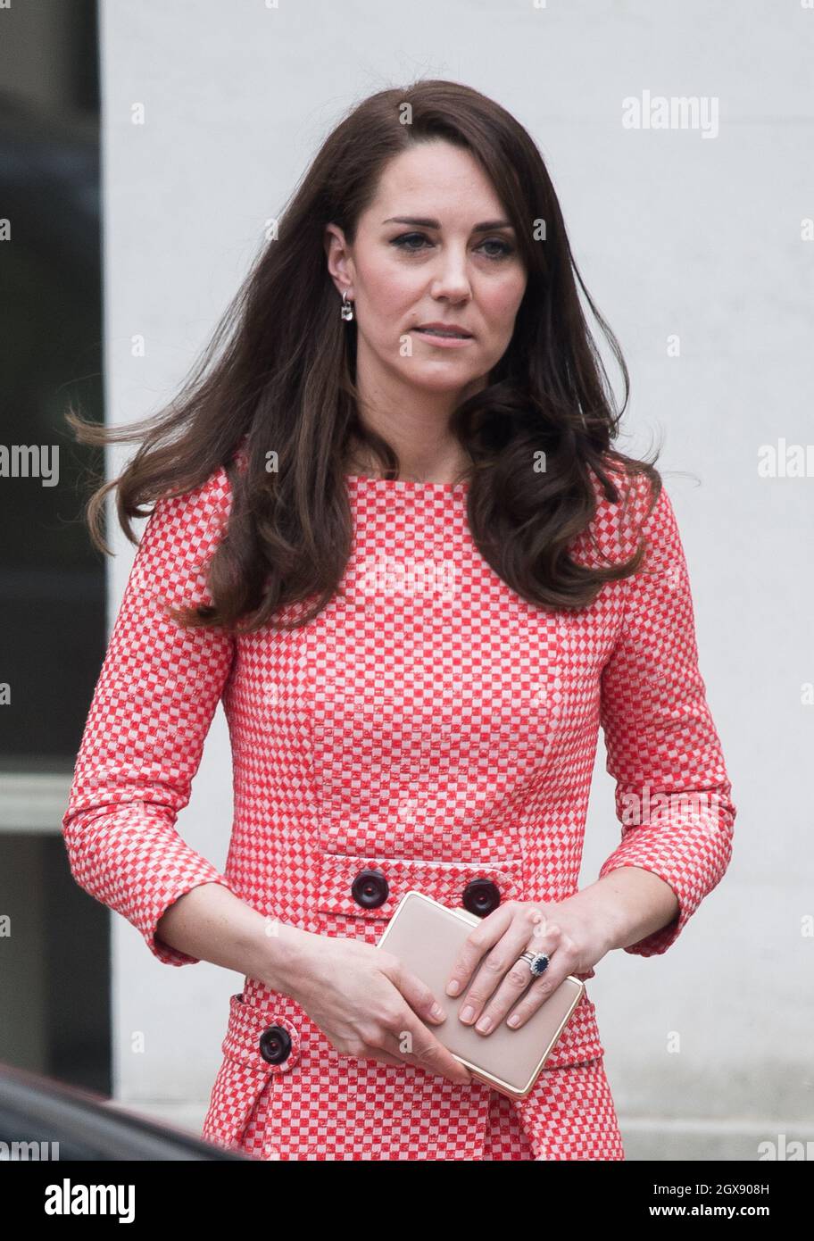 Catherine, Duchess of Cambridge, wearing her Eponine London skirt suit ...