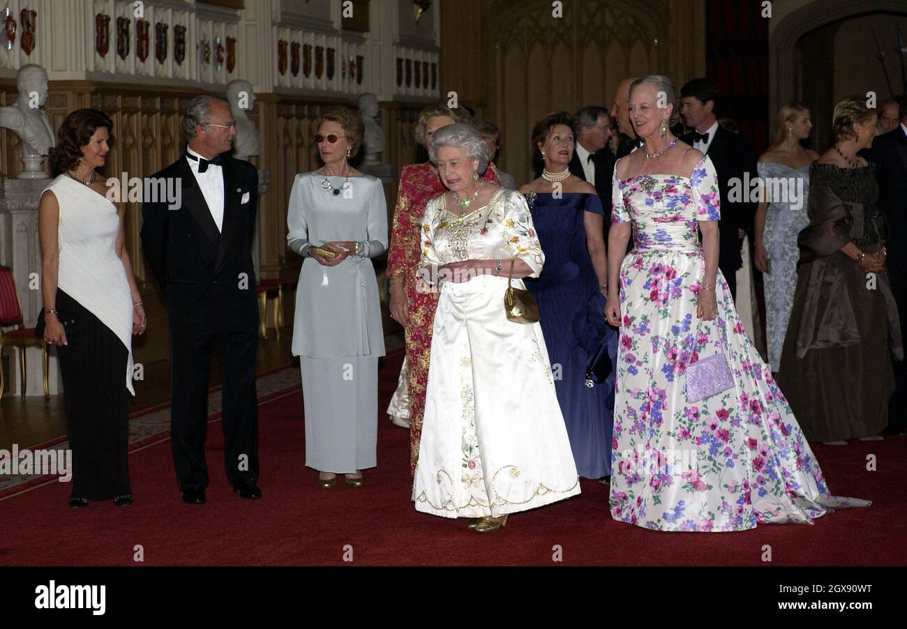 The Banquet at Windsor Castle, England Stock Photo - Alamy