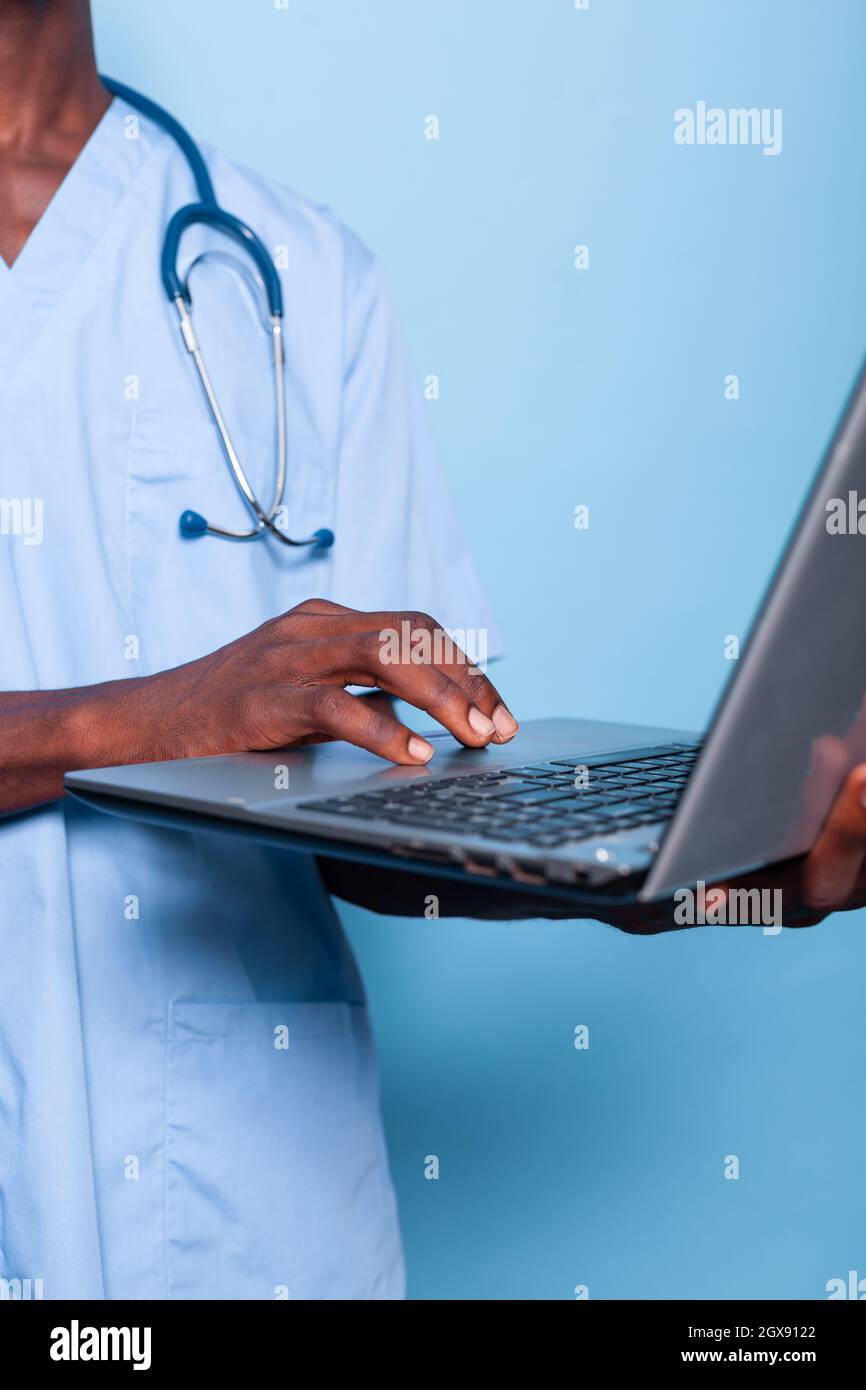 Nurse hand device hi-res stock photography and images - Alamy