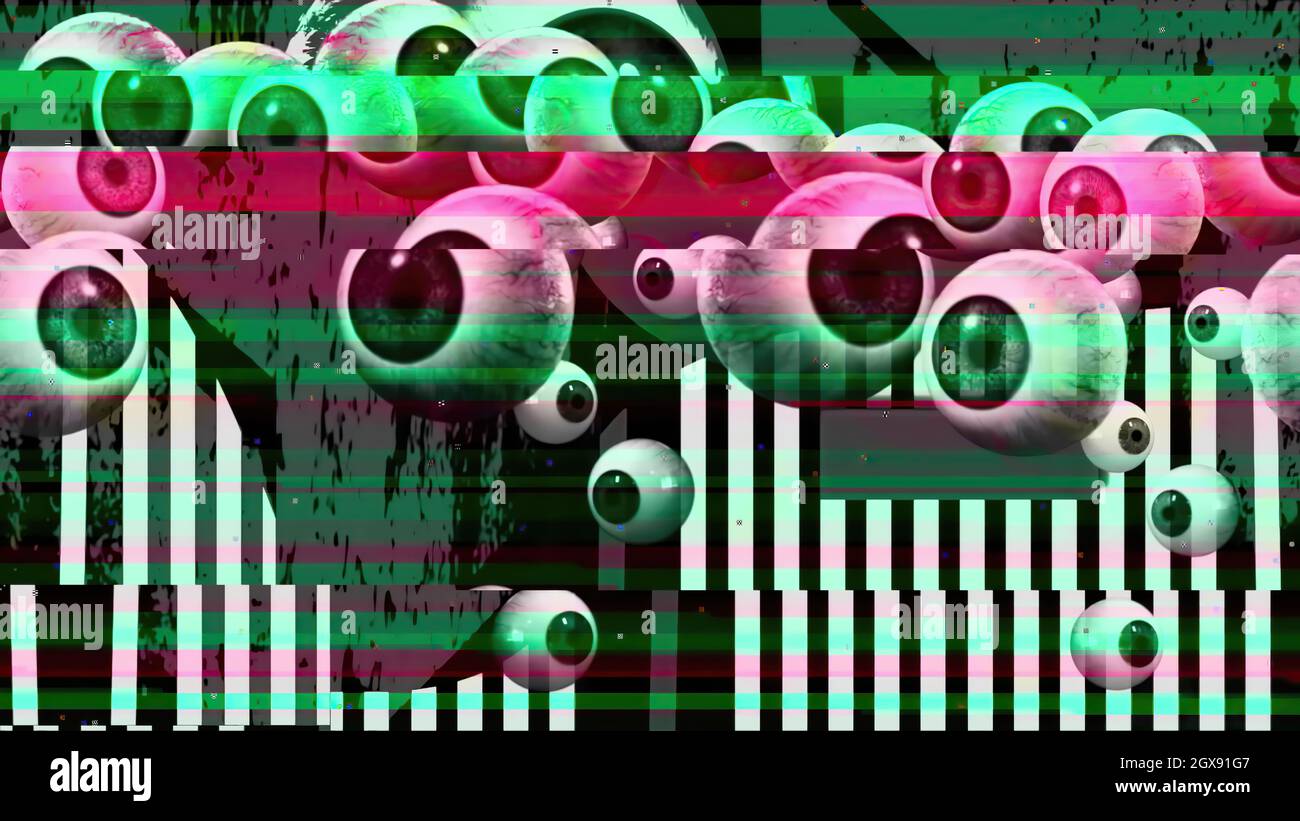 3d illustration - Digital Tv Bad Signal Transmission Stock Photo - Alamy