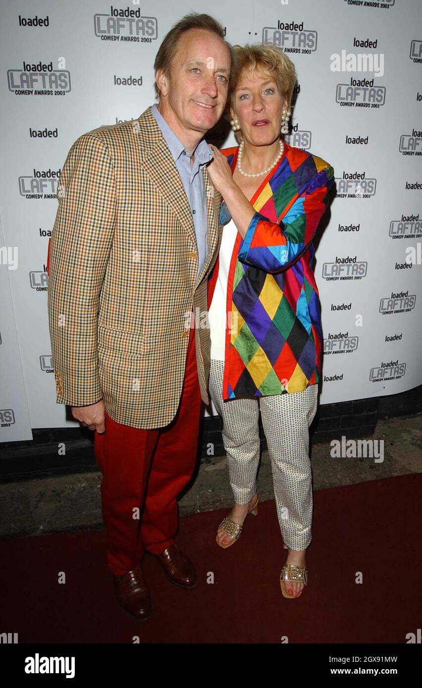 Neil and Christine Hamilton arriving at the Loaded Laftas Comedy Awards ...