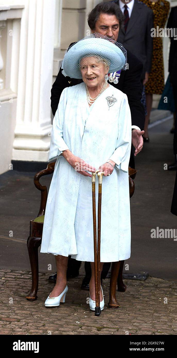 The Queen Mother Celebrates Her 101st Birthday At Clarence House In