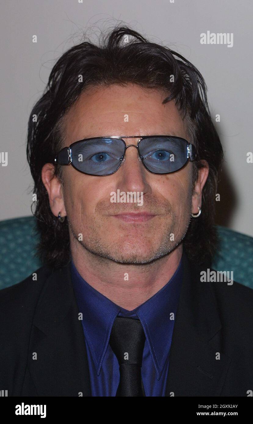 Bono at the Department of Development & Industry,London Stock Photo - Alamy