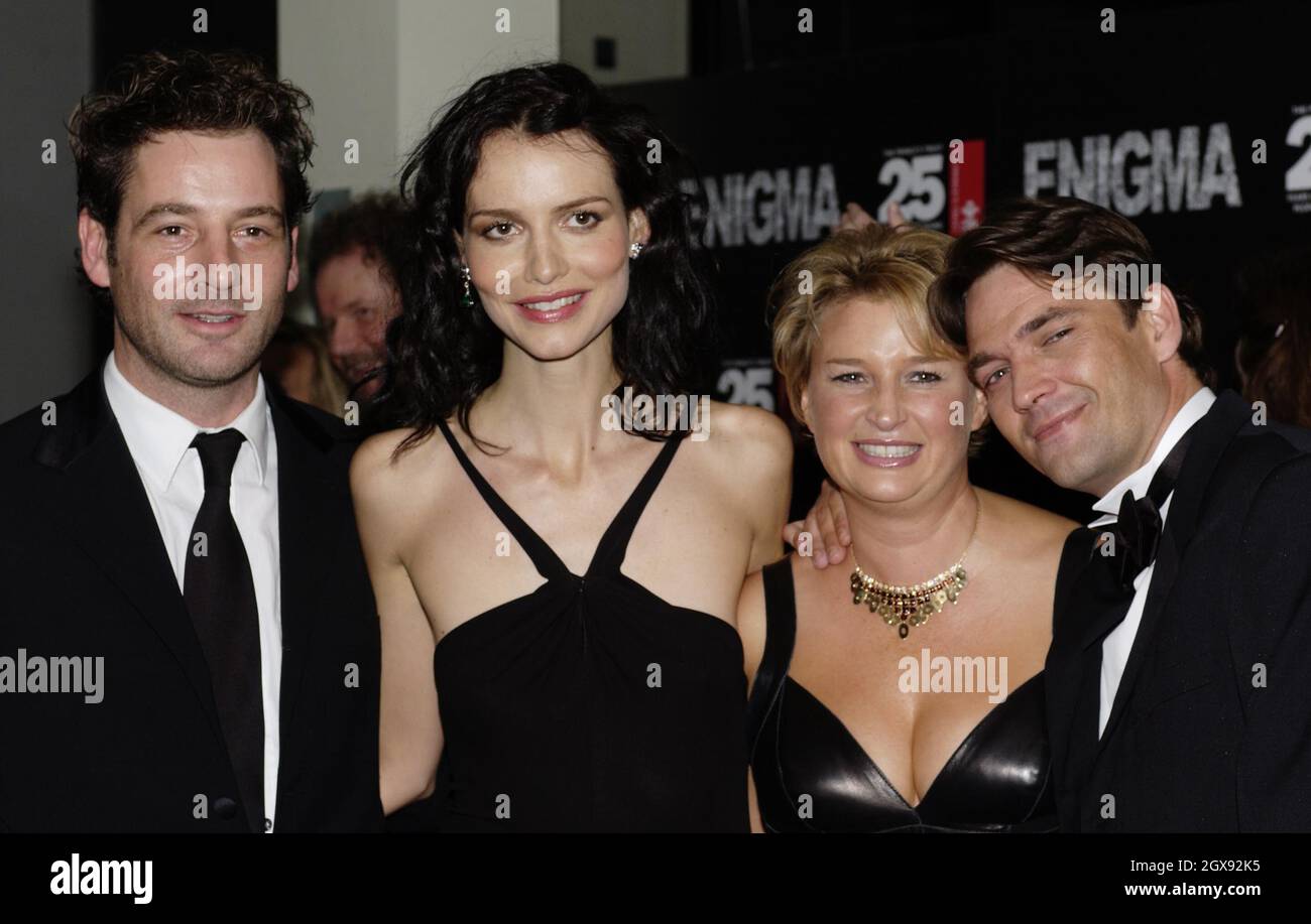 Jeremy Northam with Saffron Burrows and Mr and Mrs Dougray Scott at the ...