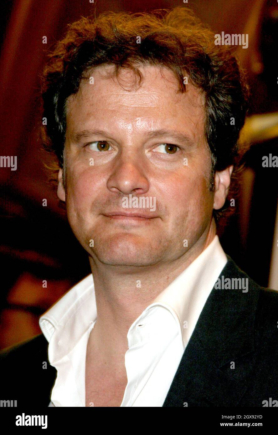 Colin Firth arriving at the UK premiere of the movie In My Father's Den ...