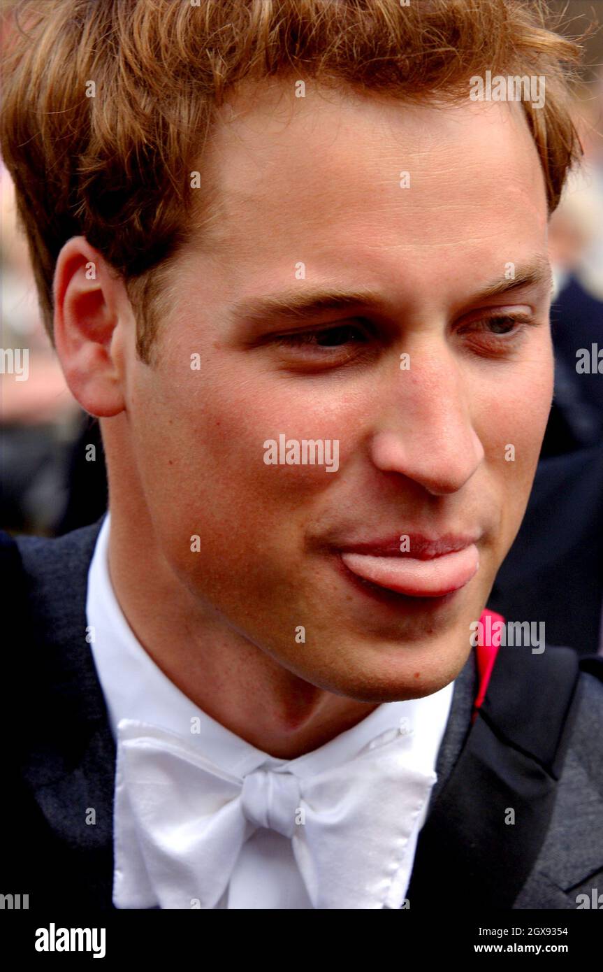 FIFE, SCOTLAND - JUNE 23: Prince William smiles at wellwishers ...