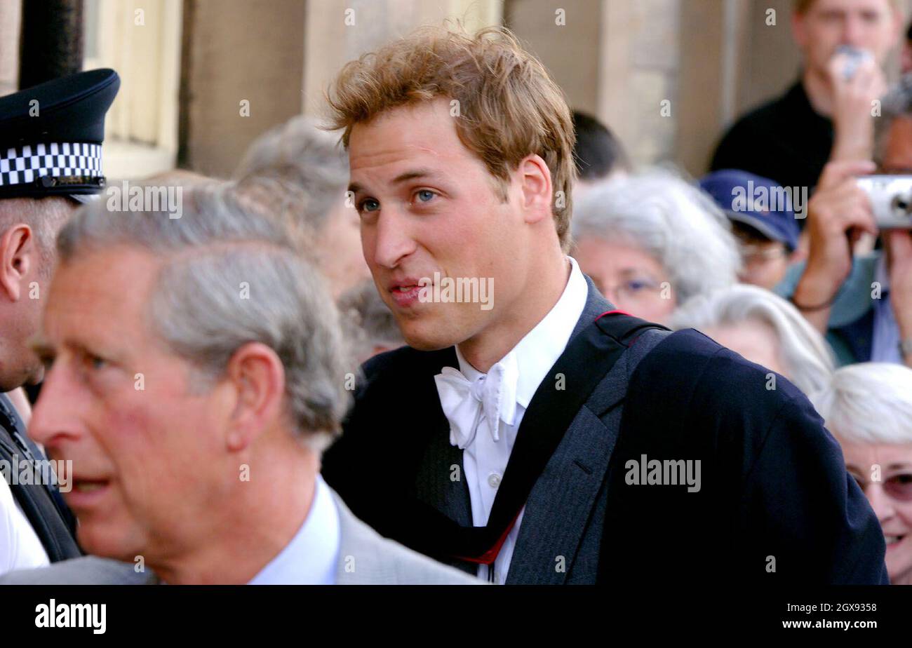 FIFE, SCOTLAND - JUNE 23: Prince William smiles at wellwishers ...