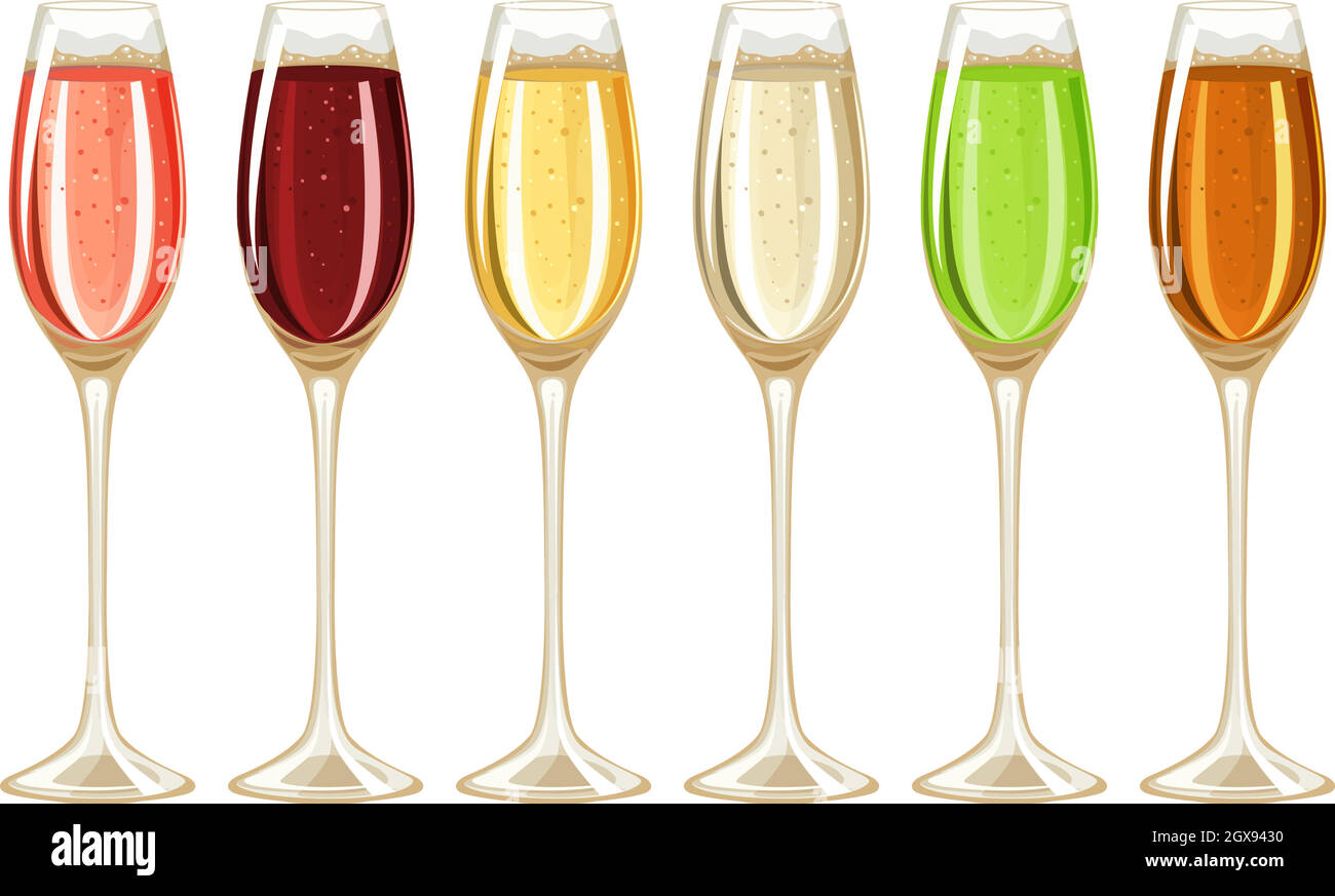 Wine in glass fresh Stock Vector Images - Alamy