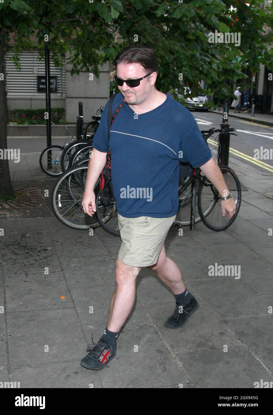 Ricky Gervaise out in central London Stock Photo - Alamy