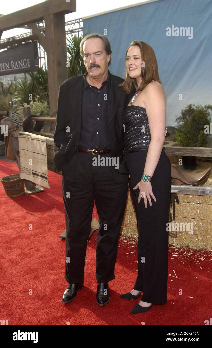 Actor POWERS BOOTHE & daughter at world premiere of Open Range in ...