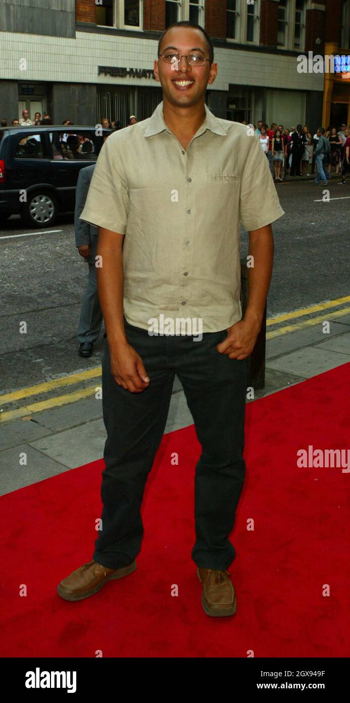 John Tickle from Big Brother at the London premiere of American Pie ...