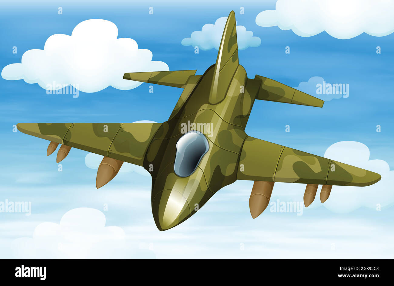 Ground attack jet fighter Stock Vector Images - Alamy