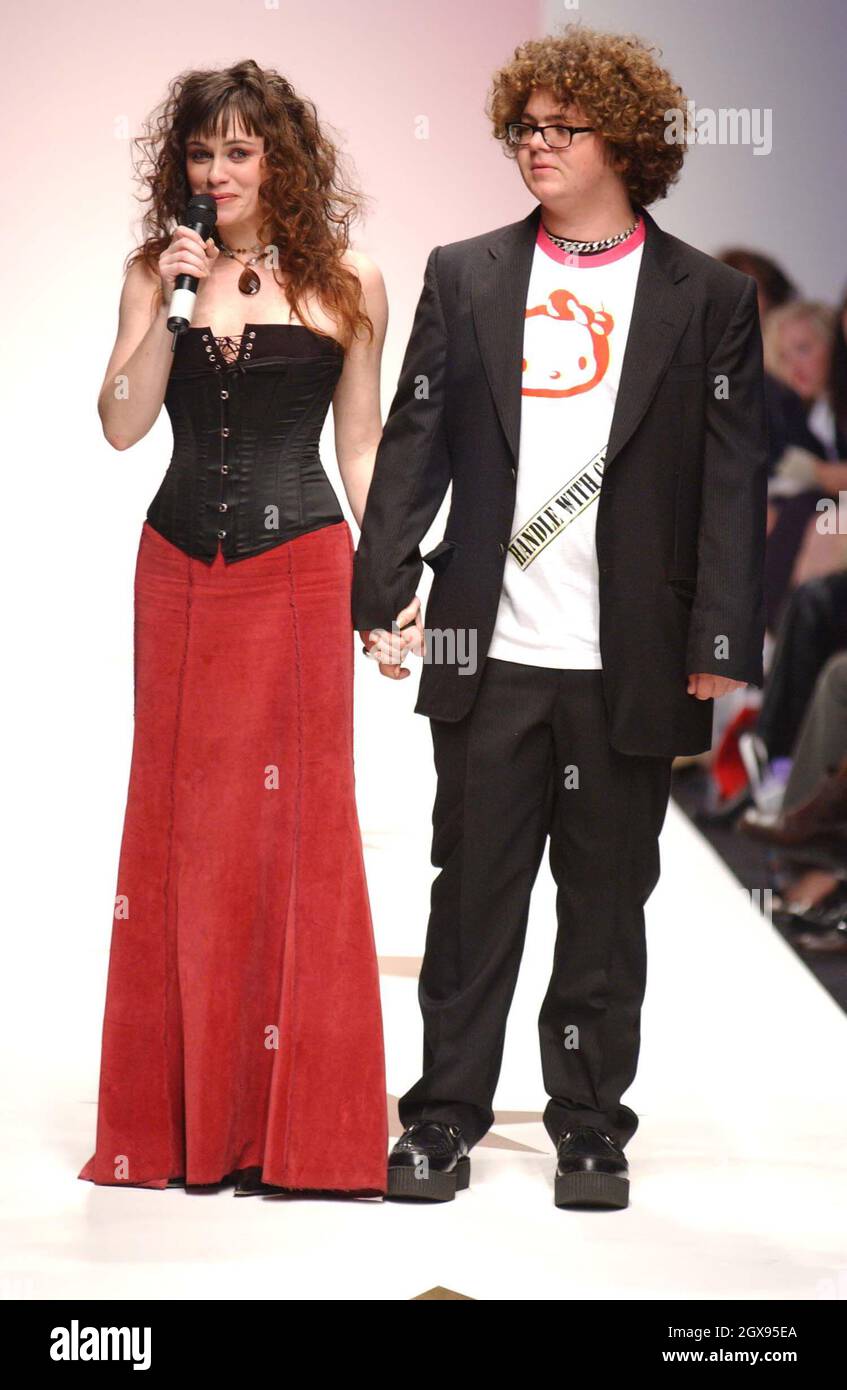 Jack Osbourne models for the Heatherette Fashion Show in Los Angeles ...