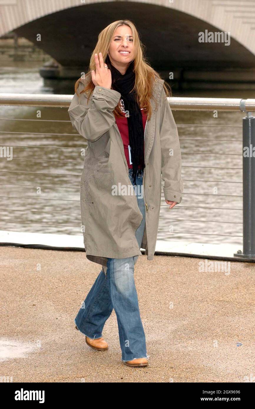Melanie Blatt pictured during the Capital FM Roadshow at Putney Warf. Â ...