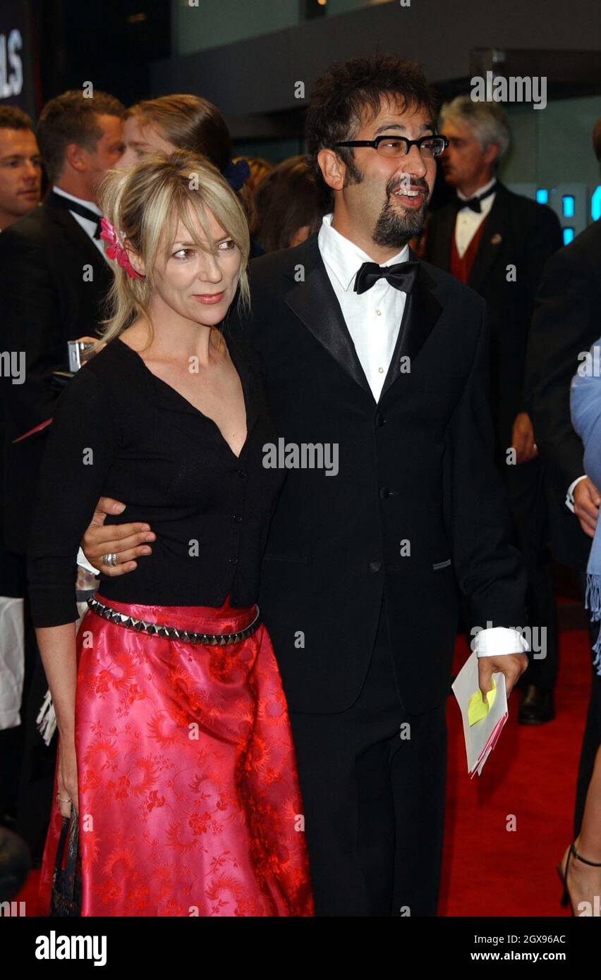 David Baddiel and wife at the premiere of Calendar Girls on Leicester ...