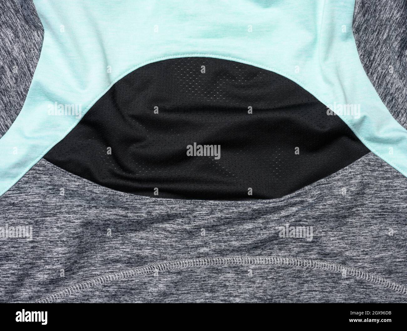 gray synthetic variegated fabric for sewing clothes, fabric wrinkled ...