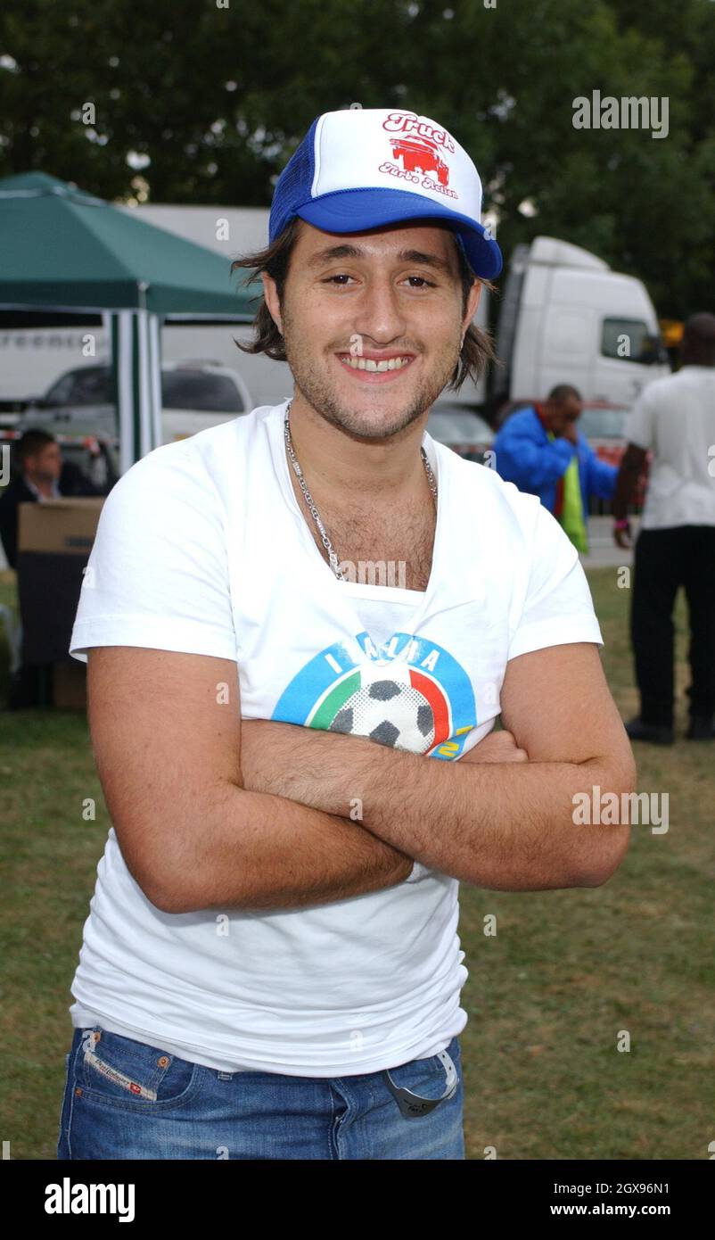 Blue at the Fox FM Party in the Park concert held in Oxford. Â©jon ...