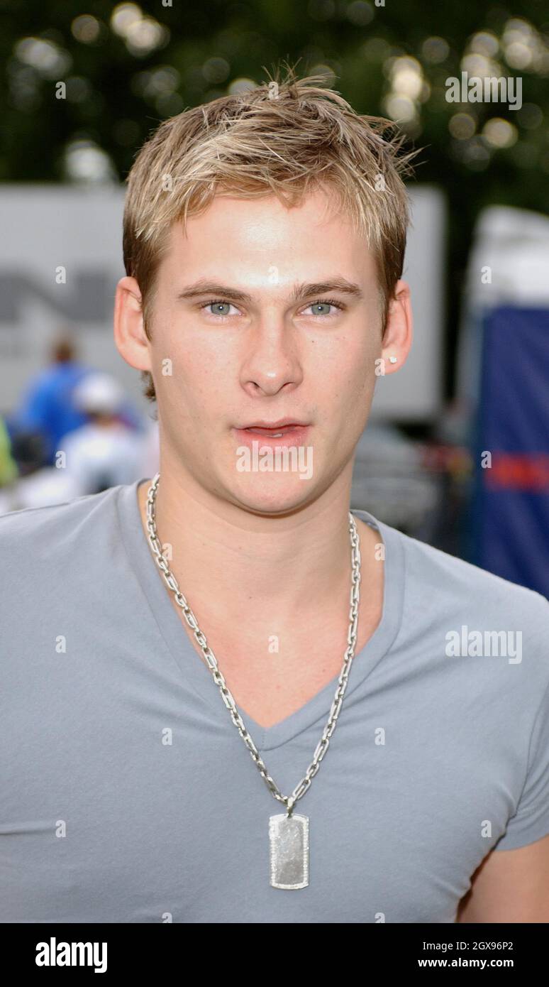 Blue at the Fox FM Party in the Park concert held in Oxford. Â©jon ...