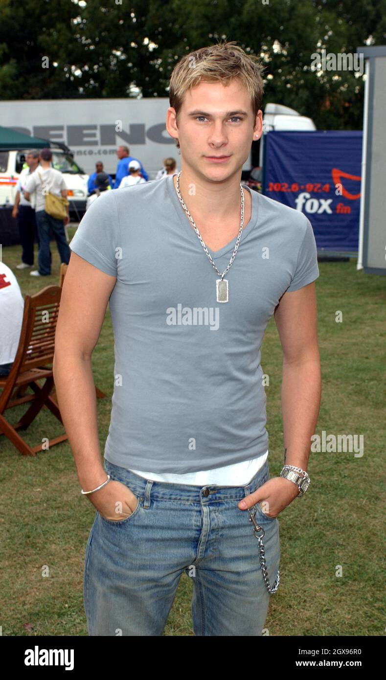 Blue at the Fox FM Party in the Park concert held in Oxford. Â©jon ...