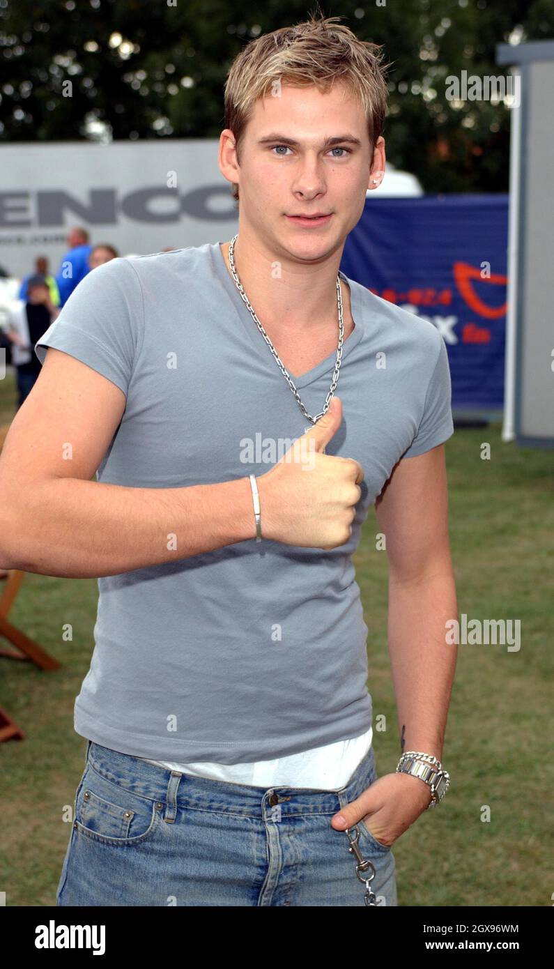 Blue at the Fox FM Party in the Park concert held in Oxford. Â©jon ...