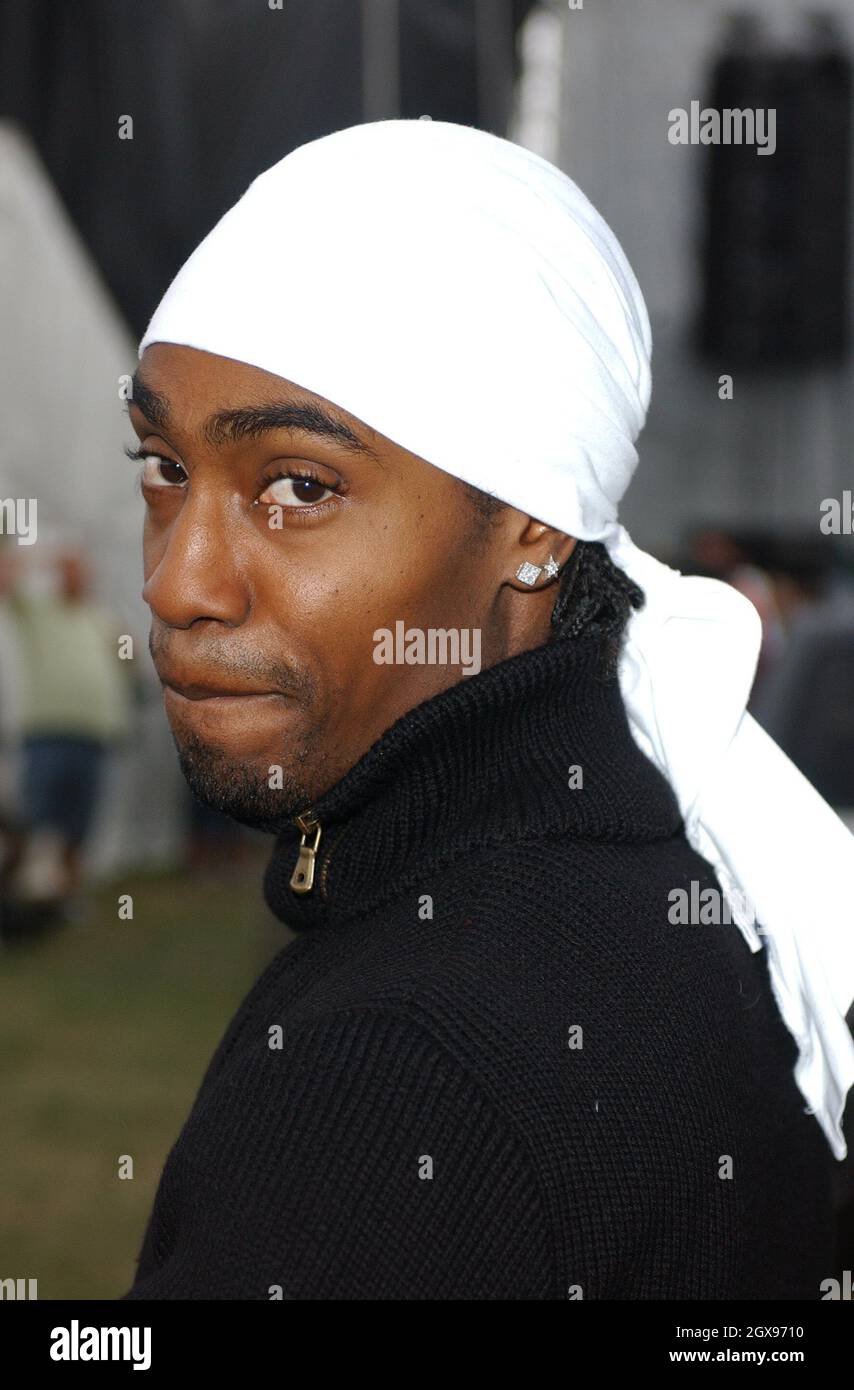 Blue at the Fox FM Party in the Park concert held in Oxford. Â©jon ...