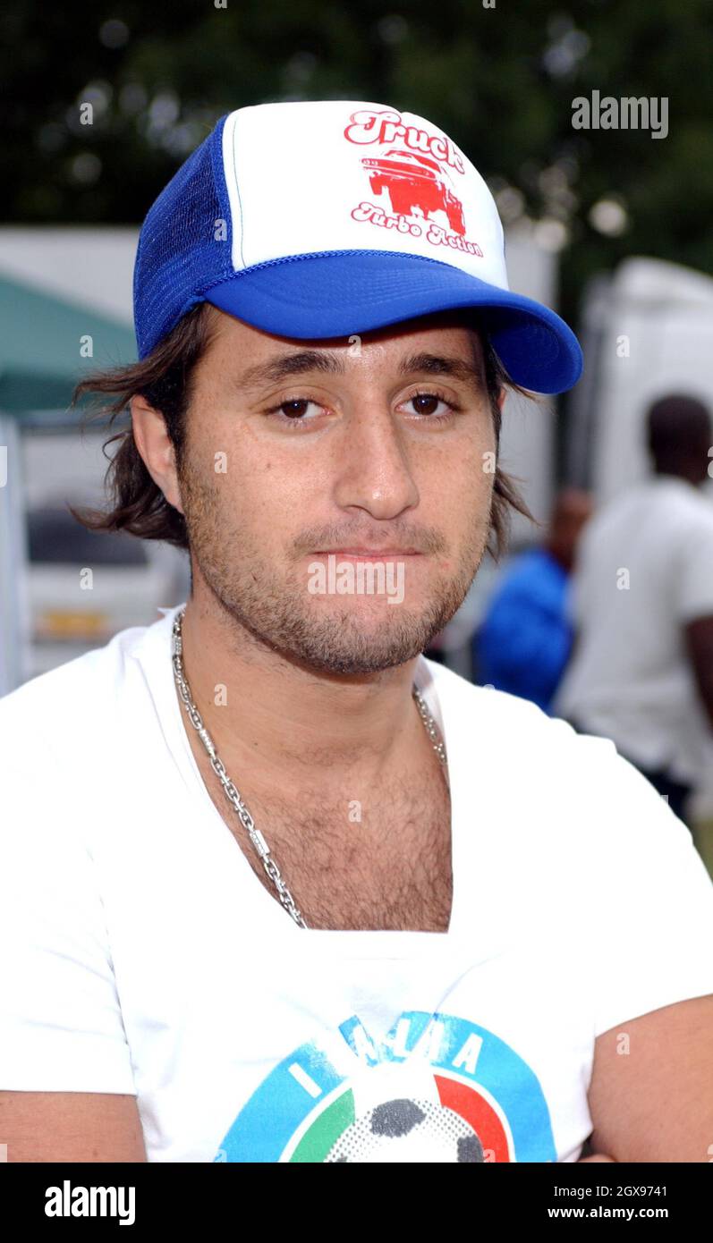 Blue at the Fox FM Party in the Park concert held in Oxford. Â©jon ...